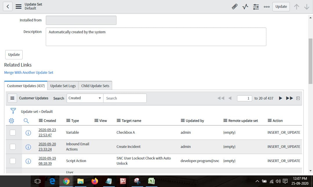 Solved: Knowledge Base Update Set - ServiceNow Community