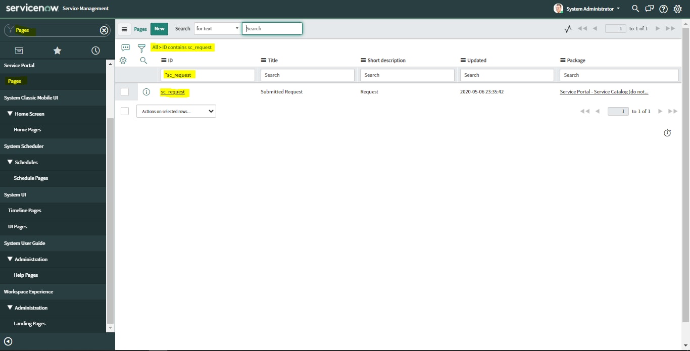 Solved: Display description on my requests page is the ... - ServiceNow ...
