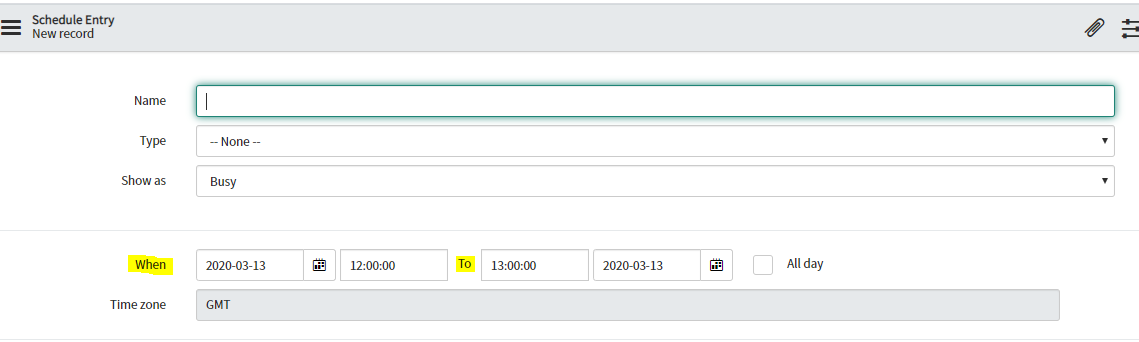 Populate "schedule date range selector" - ServiceNow Community
