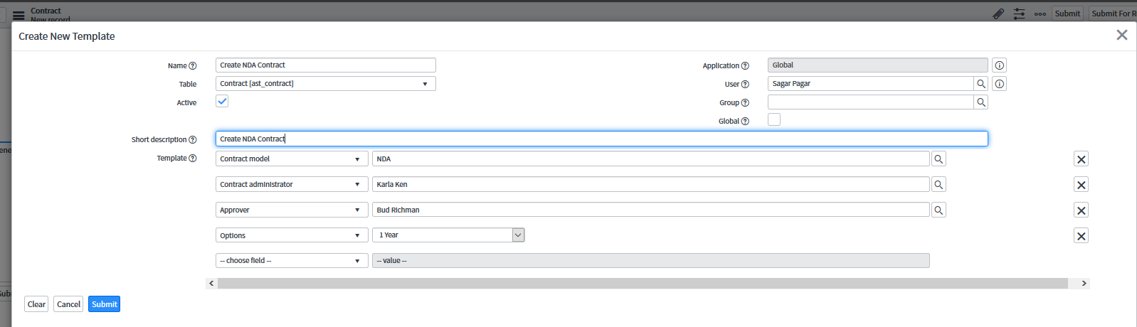 Solved: I need to Create a Form Template with some Fields ...