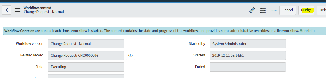 Workflow stuck at wait for condition - ServiceNow Community