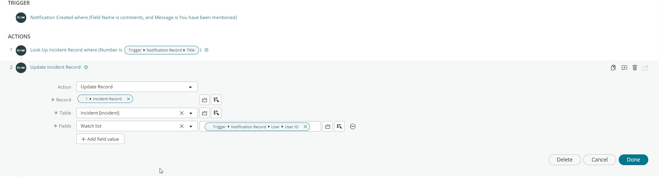 Solved: Add users to watchlist via Flow Designer rather th... - ServiceNow Community