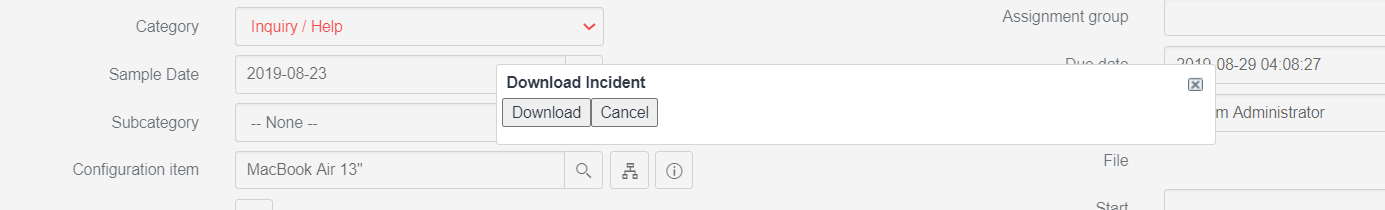 Solved: How to create button to download incident record ...