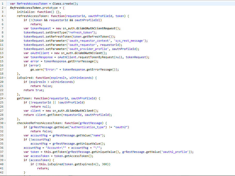 How to generate refresh token from script? - ServiceNow Community