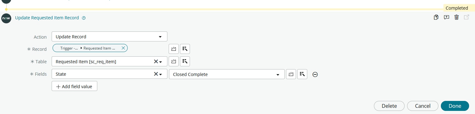 What's the correct way to complete a RITM flow in ... - ServiceNow ...