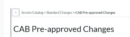 What is the difference between Standard Changes vs... - ServiceNow ...