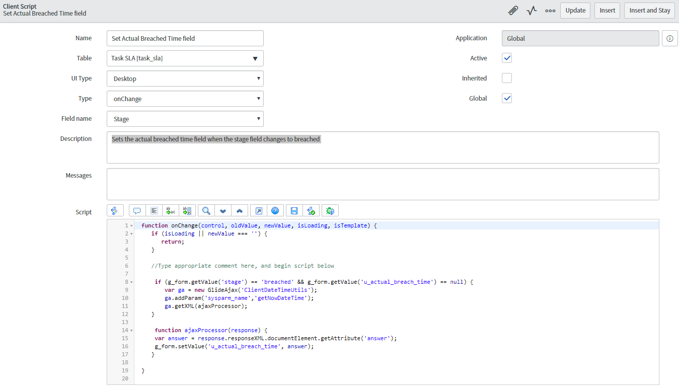 Checking if a Date/Time field is empty in a client... - ServiceNow ...