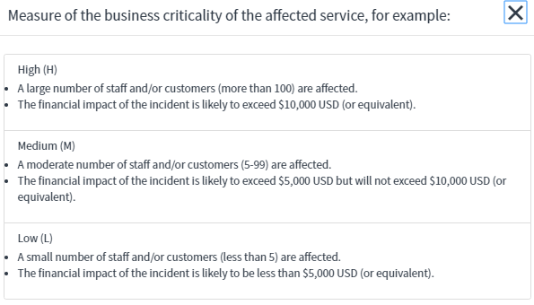 ITIL priority matrix - ServiceNow Community