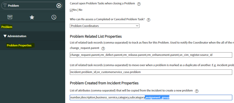 Solved: Creating Problem from an Incident - ServiceNow Community