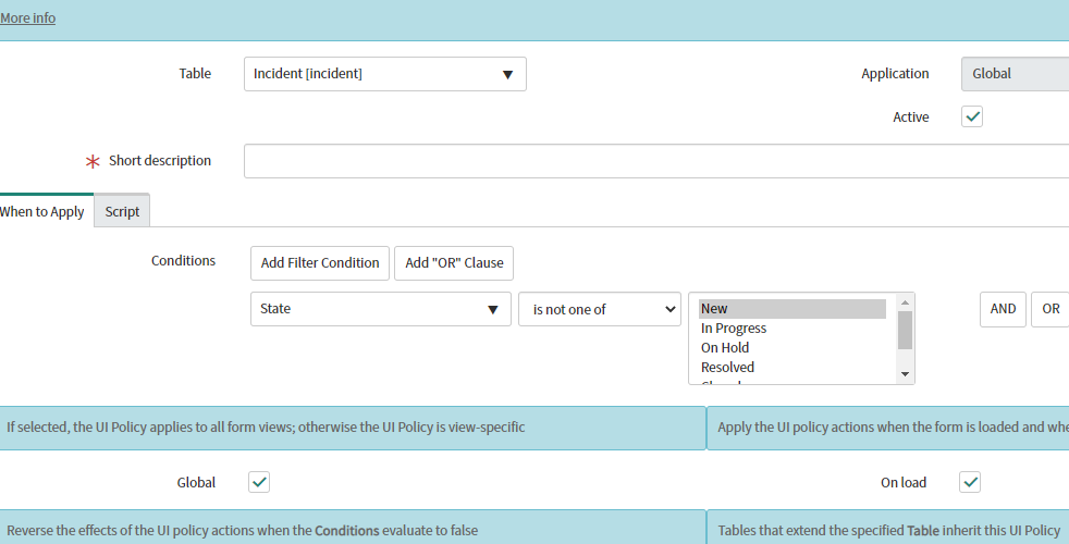 Solved: Configure mandatory fields on an incident form (Ta... - ServiceNow Community