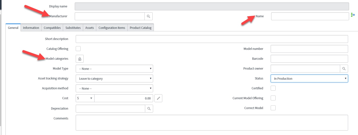 Solved: Create new models for a new asset class - ServiceNow Community