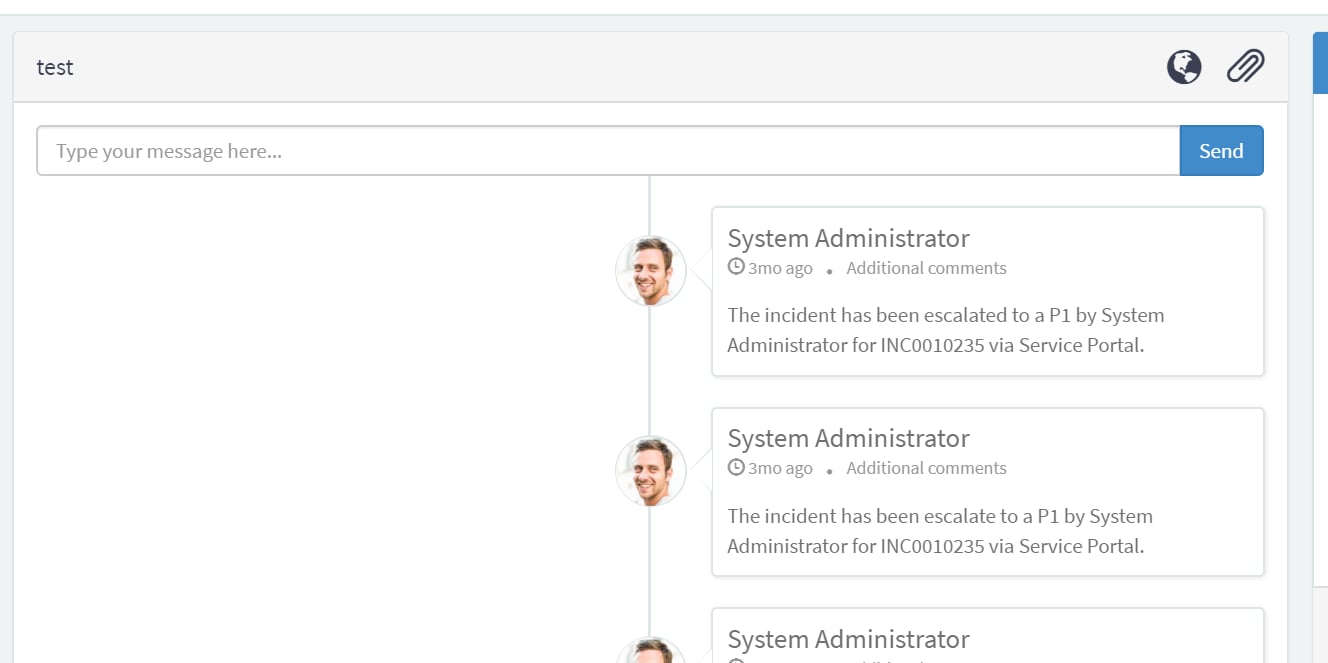 Adding activities to ticket conversations widget? - ServiceNow Community