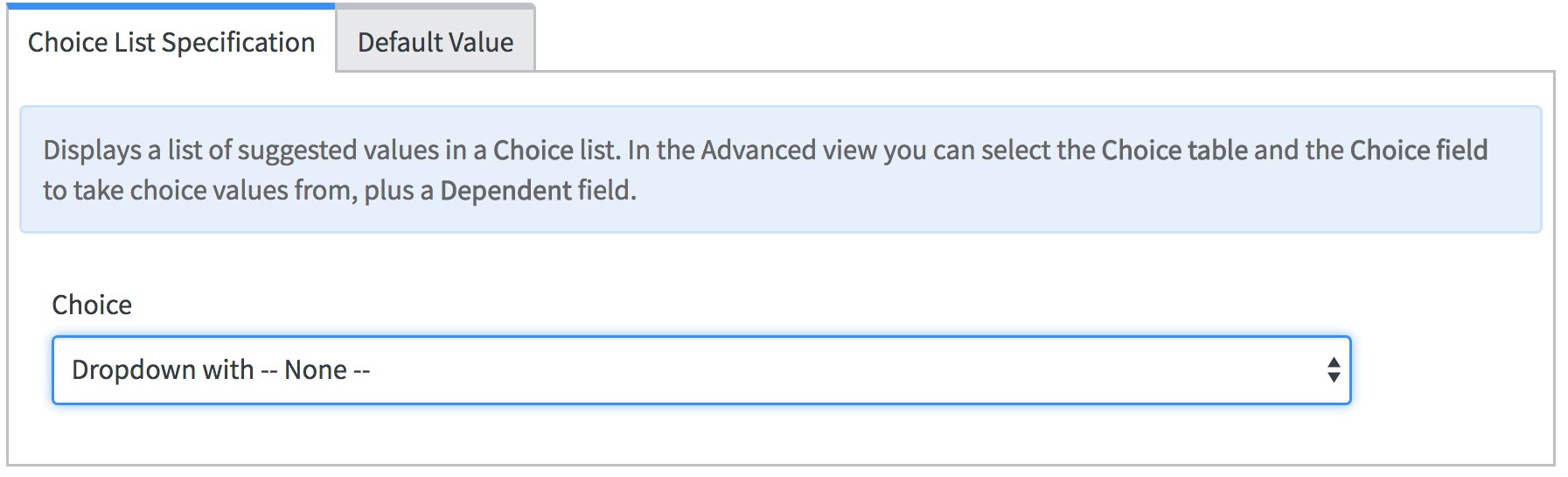 Solved String Type Field Vs Choice Type Field Servicenow Community