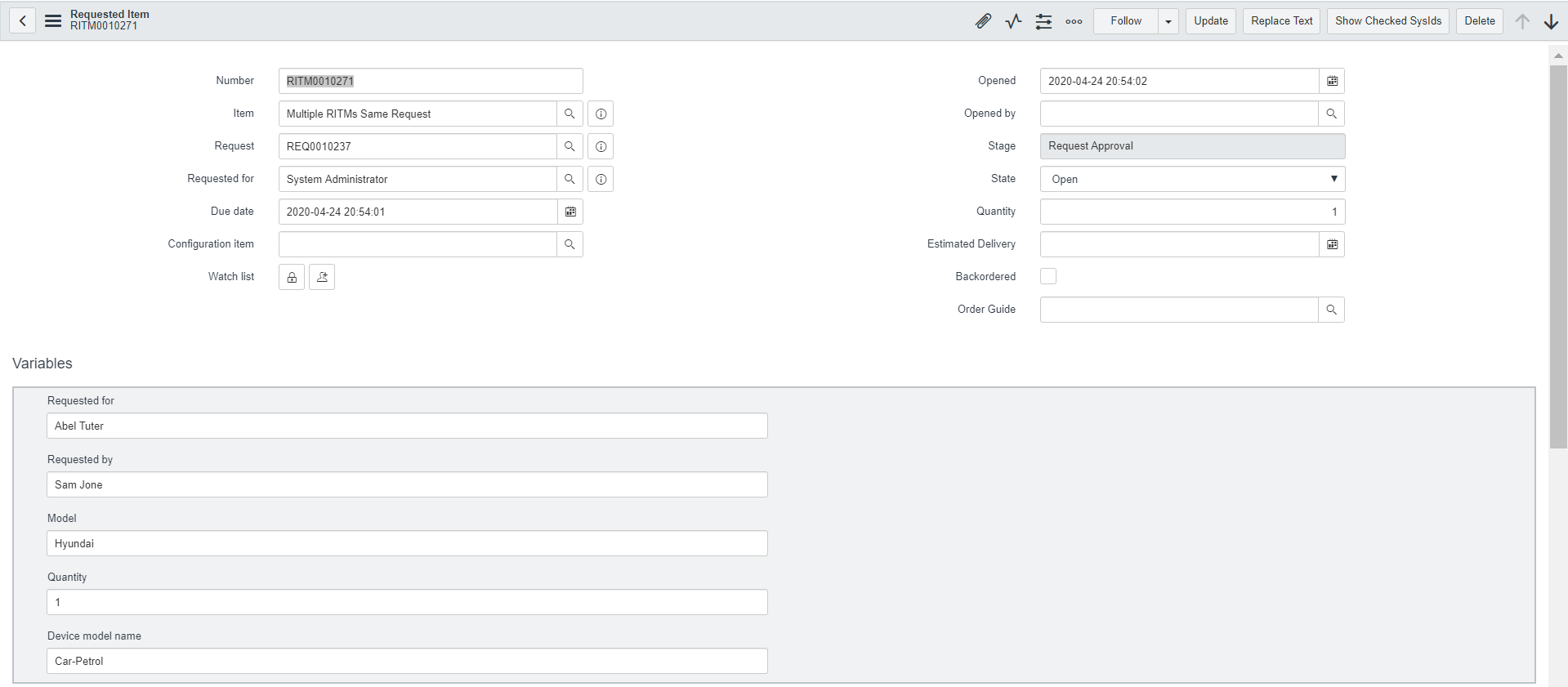 Solved: Adding catalog item variables into report? - ServiceNow Community