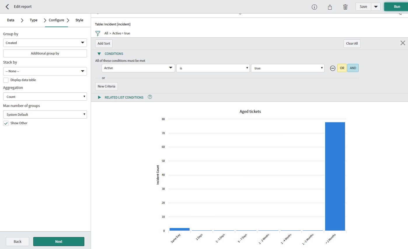 Solved: How can we create Aging Report for Incidents. - ServiceNow ...