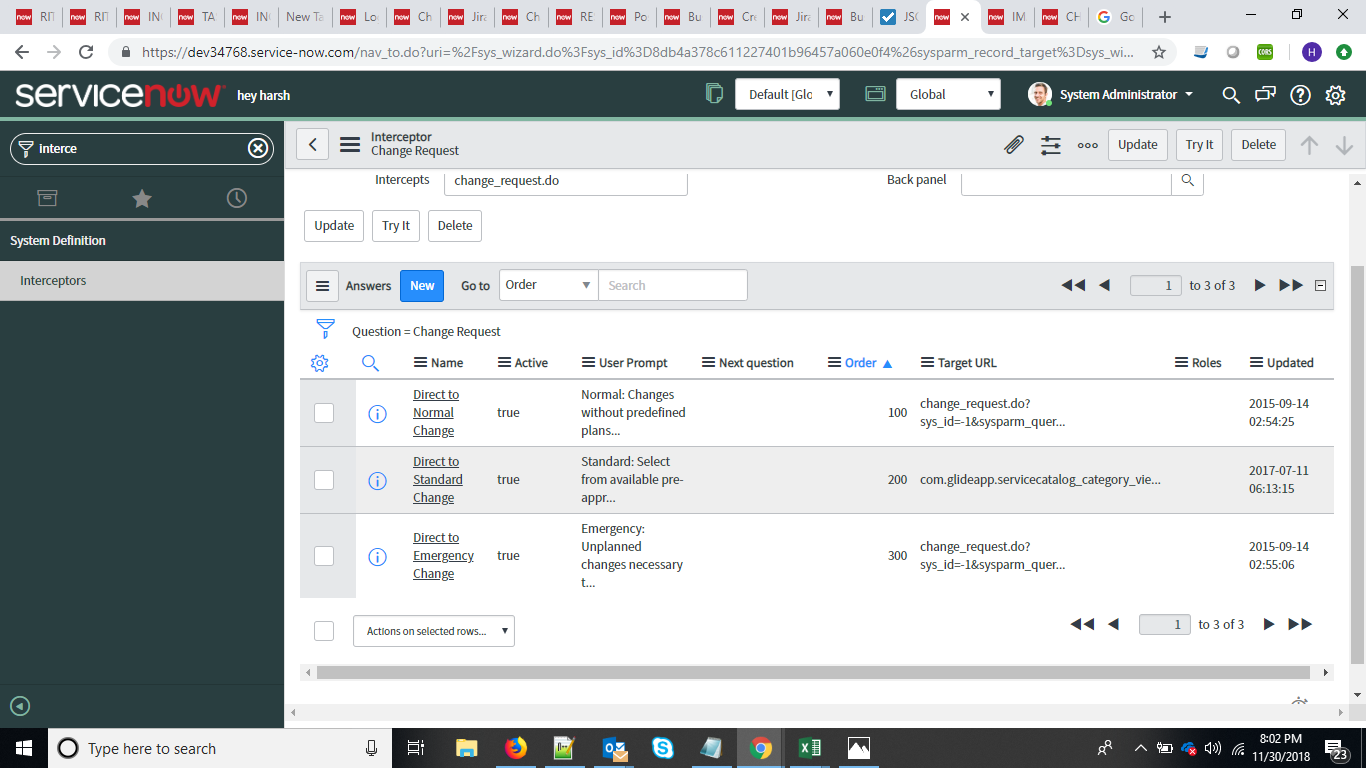 Not Authorized error when creating standard change... - ServiceNow ...