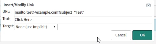 Solved: adding a mailto link in Description section of Cat... - ServiceNow Community