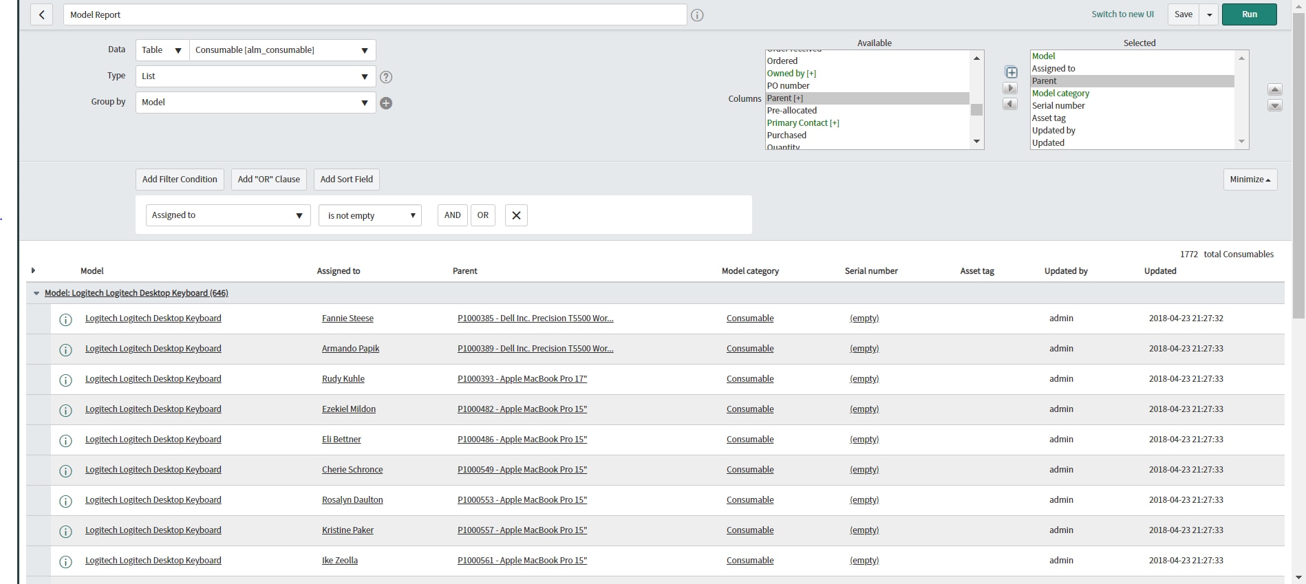 Solved: Tracking # of consumable assets issued to users - ServiceNow Community