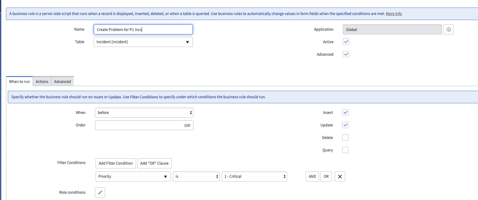 create problem automatically from incident if pri... - ServiceNow Community
