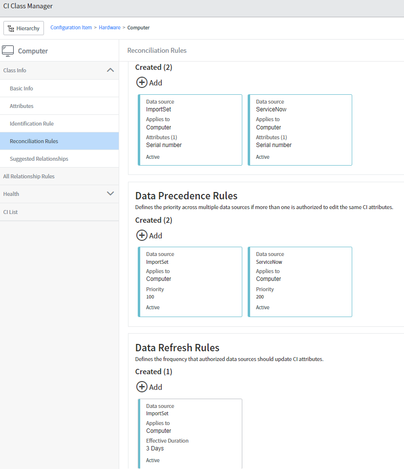 Reconciliation definition - SCCM and Discovery upd... - ServiceNow ...