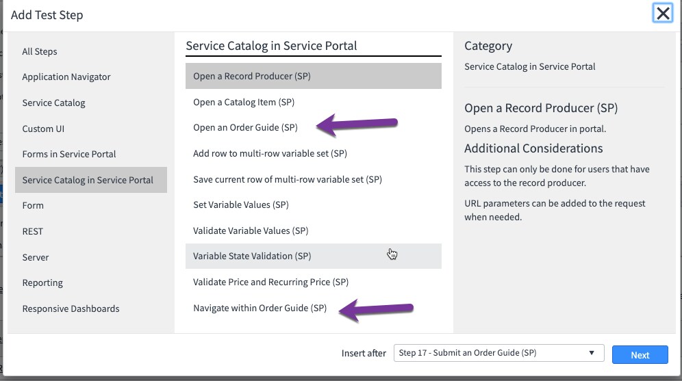 Anyone ever set up an ATF on an Order Guide? - ServiceNow Community