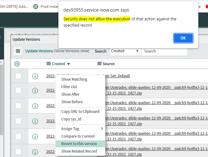 Solved: how to revert a form layout changes - ServiceNow Community