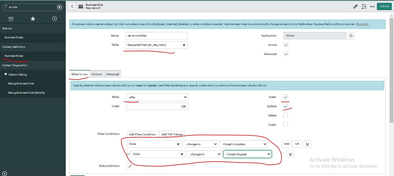 Active flag update - ServiceNow Community