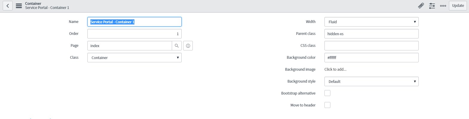 service portal background image does not fit to to... - ServiceNow ...