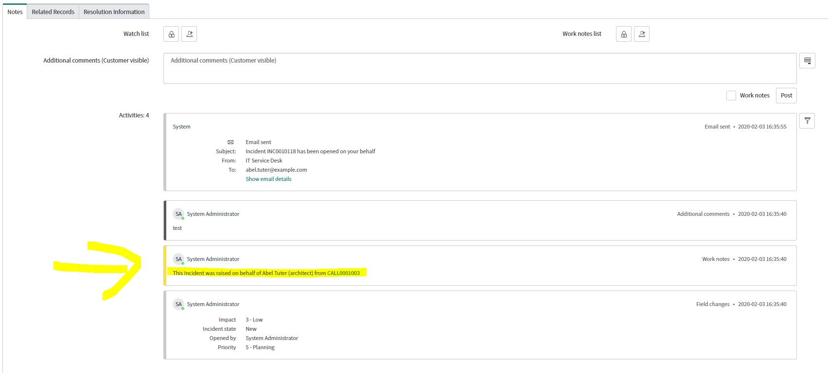 Solved: Relating Call records to Incident records - ServiceNow Community