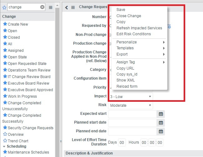 Solved: Right Click Menu missing - ServiceNow Community