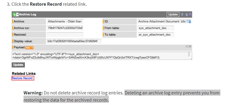 how to archive incidents? - ServiceNow Community