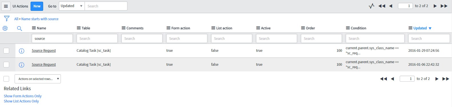 Solved: Source Request UI Action in Procurement - ServiceNow Community