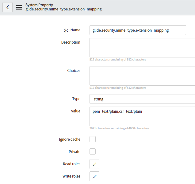 How to resolve MIME type issue after adding the ex... - ServiceNow Community