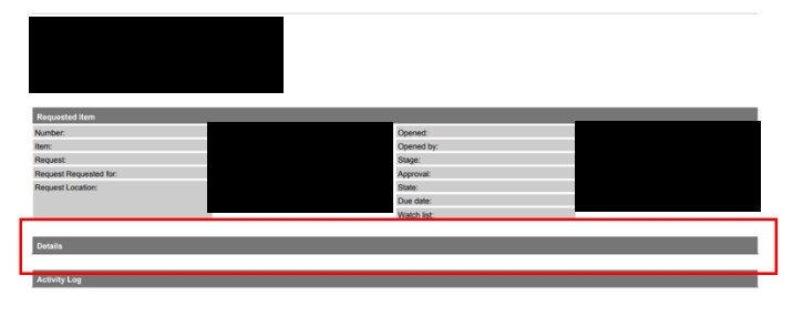 Solved: How do I print details from a RITM or SCTASK? - ServiceNow ...