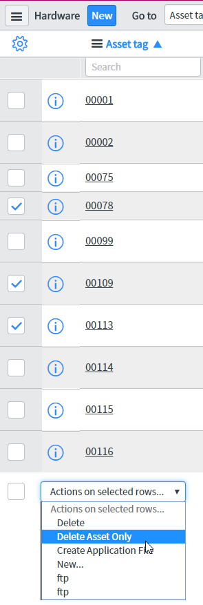 Solved: Delete Asset Record without deleting the CI - ServiceNow Community