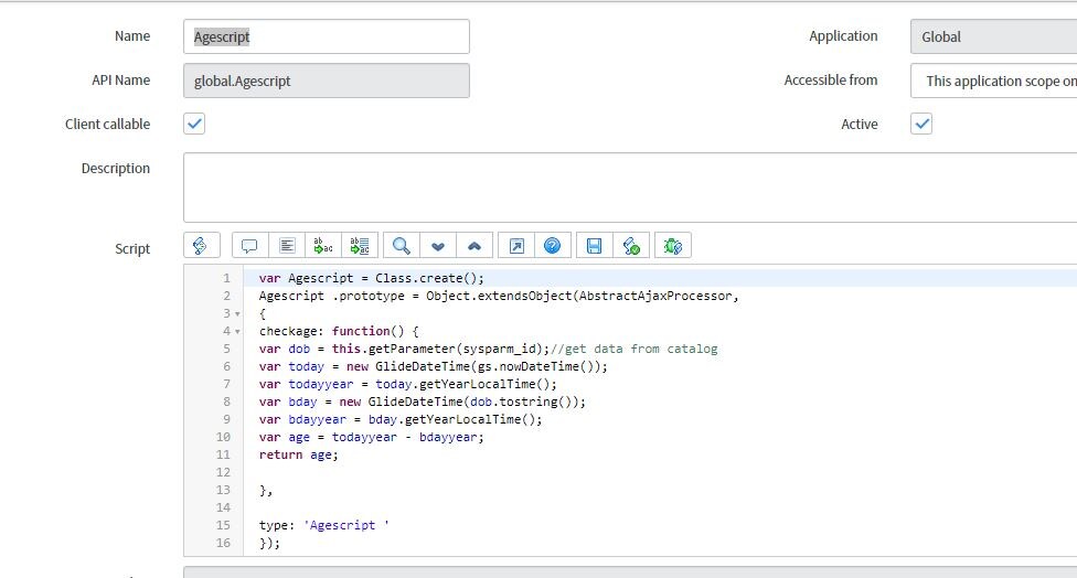 Solved: Autofill of Age based on Date of Birth - ServiceNow Community