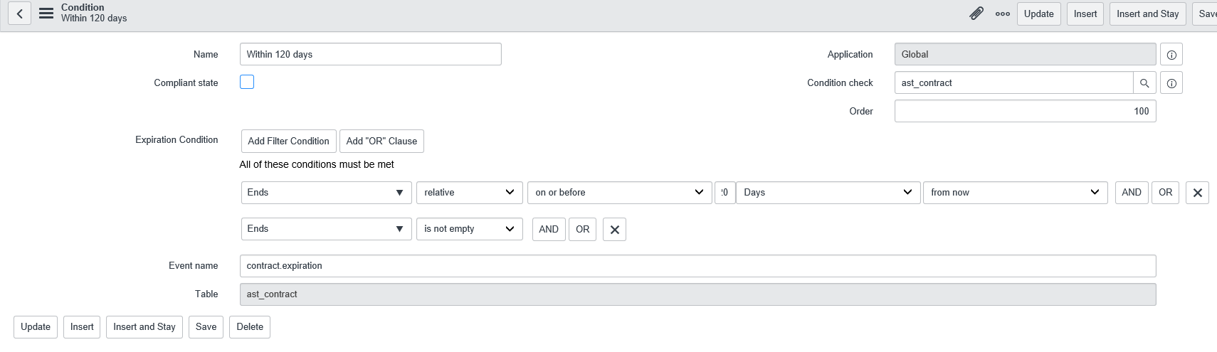 How to test new contract condition check definitio... - ServiceNow ...