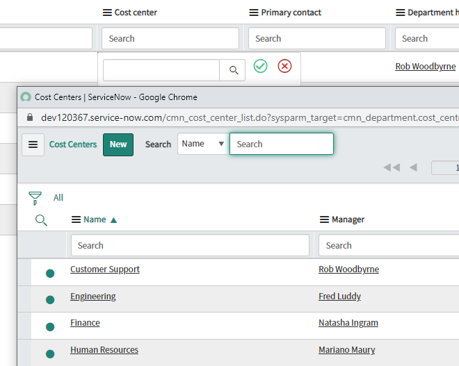 Solved: list layout for a reference field popup view - ServiceNow Community