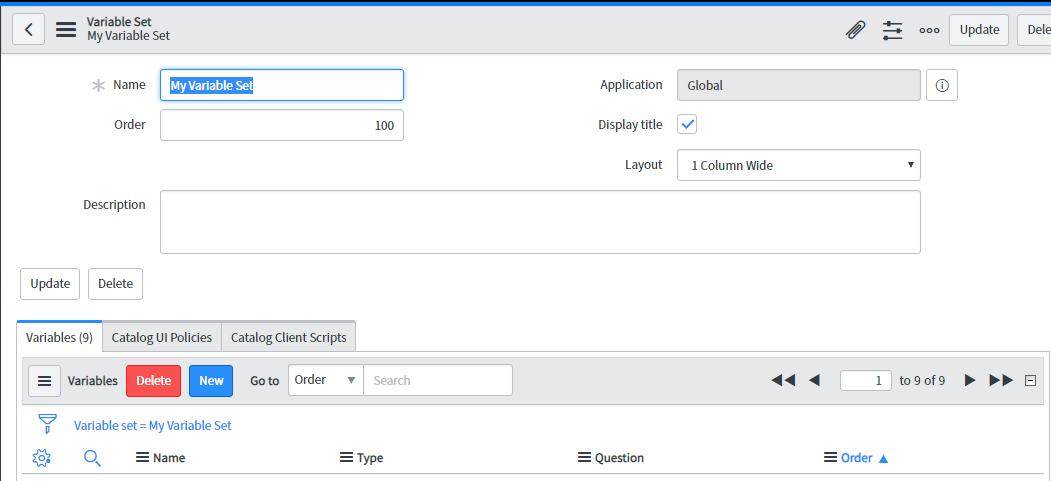 Solved: Arrange variables in a container in Service catalo... - ServiceNow Community