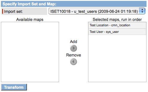 How to create multiple transform maps from single ... - ServiceNow Community
