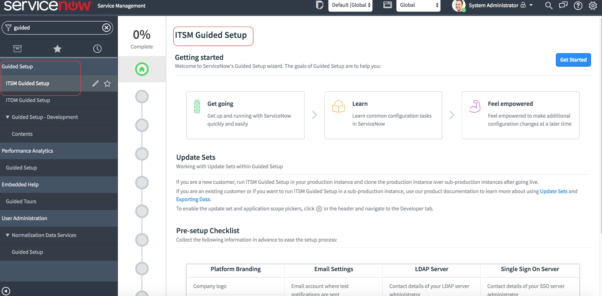 New Instance - Where to start, what to do - ServiceNow Community
