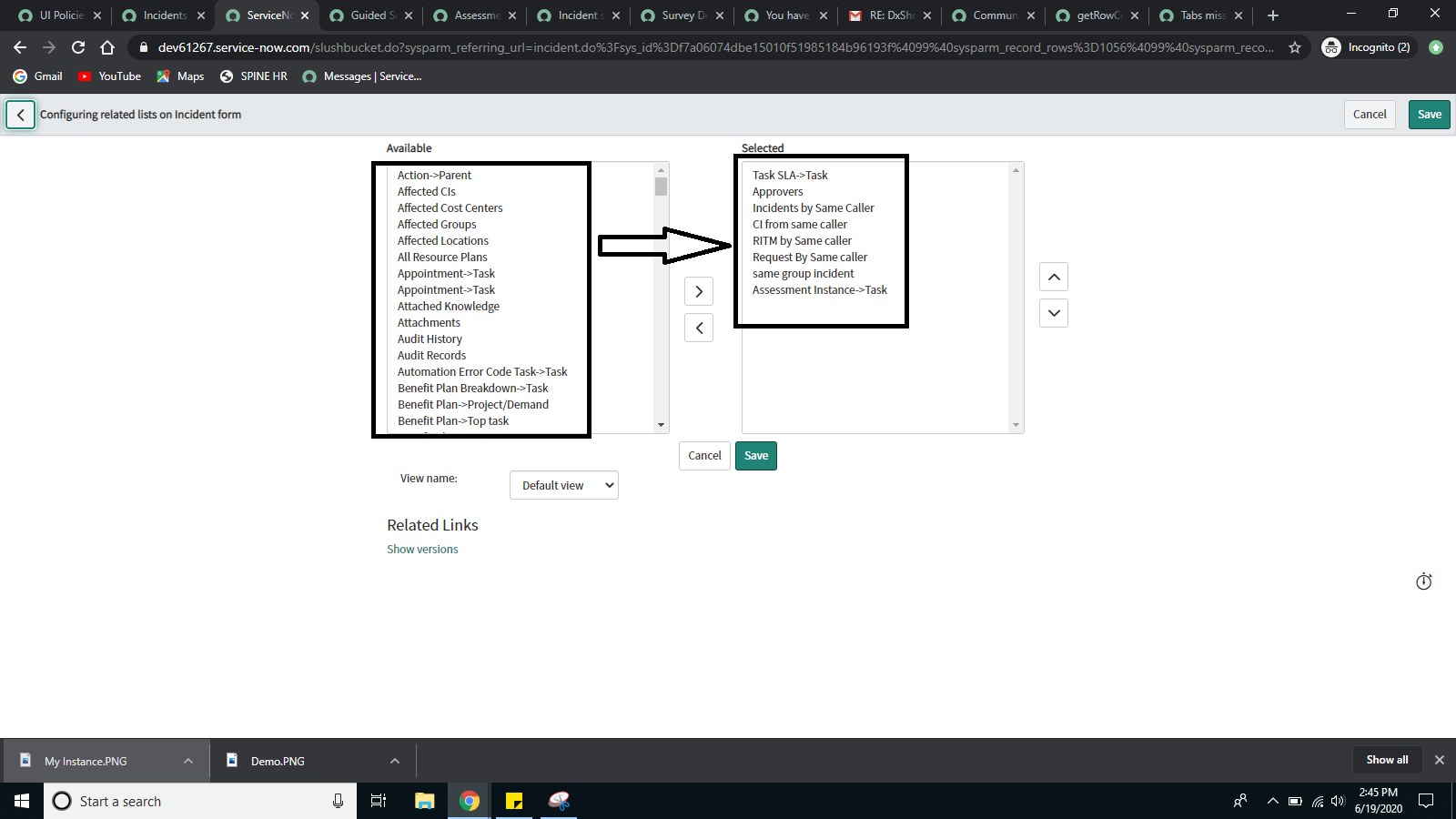 Solved: Tabs missing in incident records - ServiceNow Community