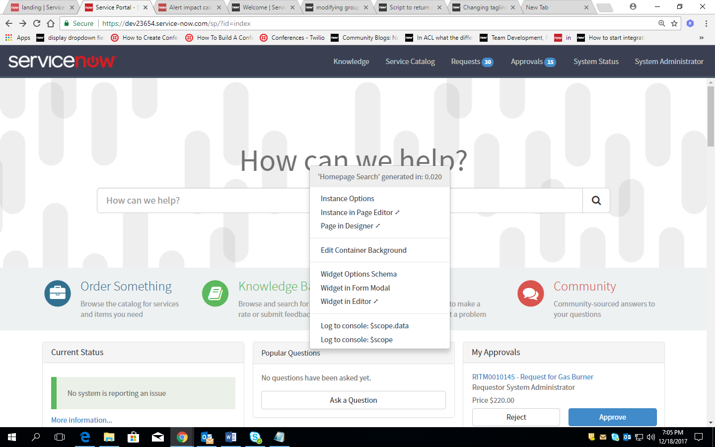Changing tagline color in Service Portal - ServiceNow Community
