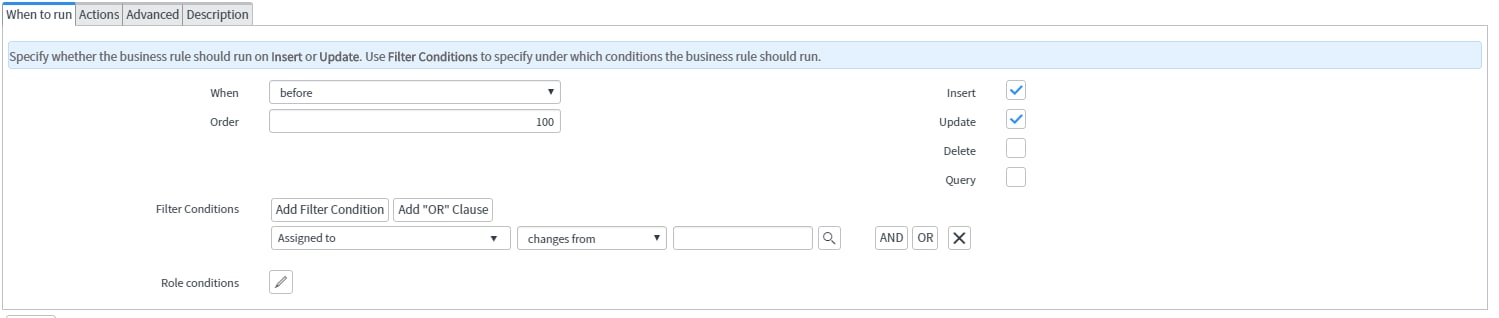 Solved: Filter Condition Changes from null or empty - ServiceNow Community