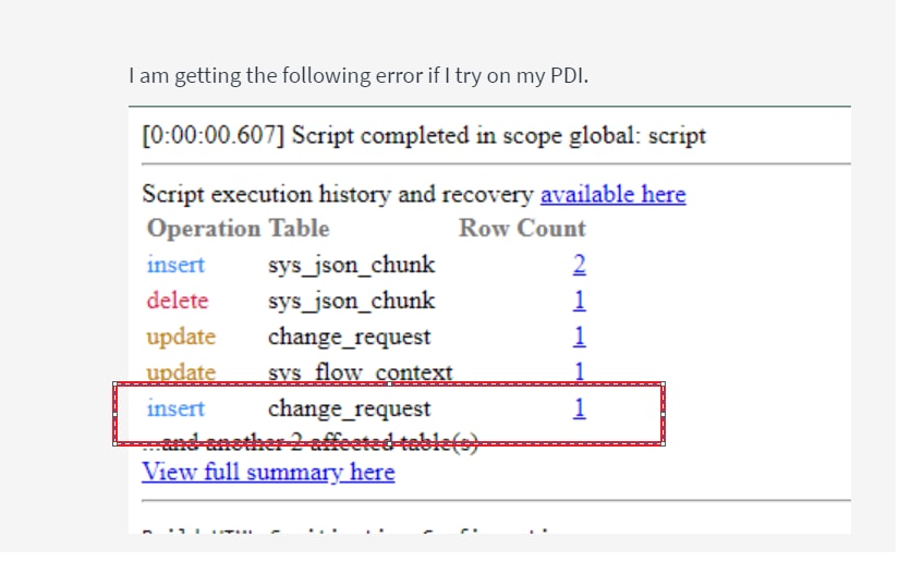 Solved: Unable to create a standard change request record ... - ServiceNow Community
