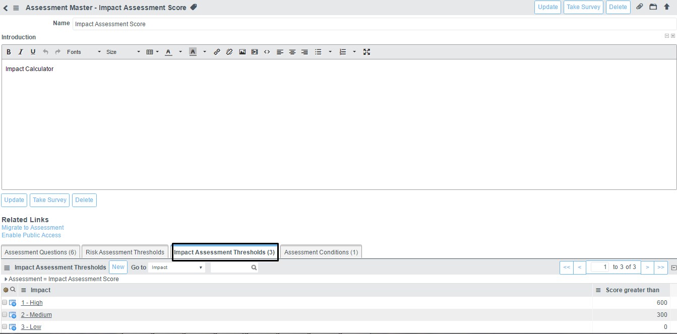 Solved: How to implement Impact assessment for a change si ...