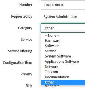 Change interceptor categorization - ServiceNow Community