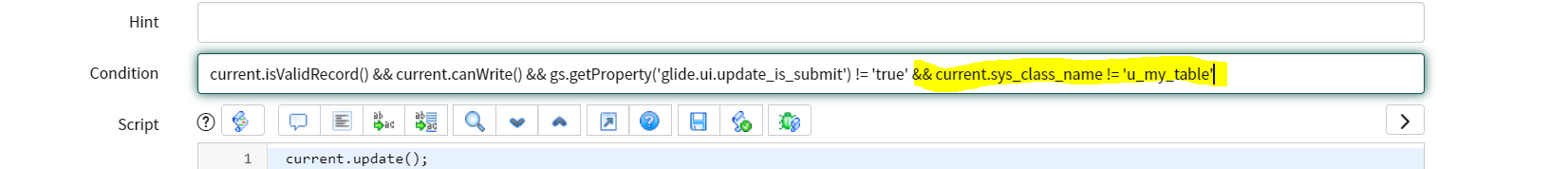 Solved: How to Hide UI buttons on custom table - ServiceNow Community