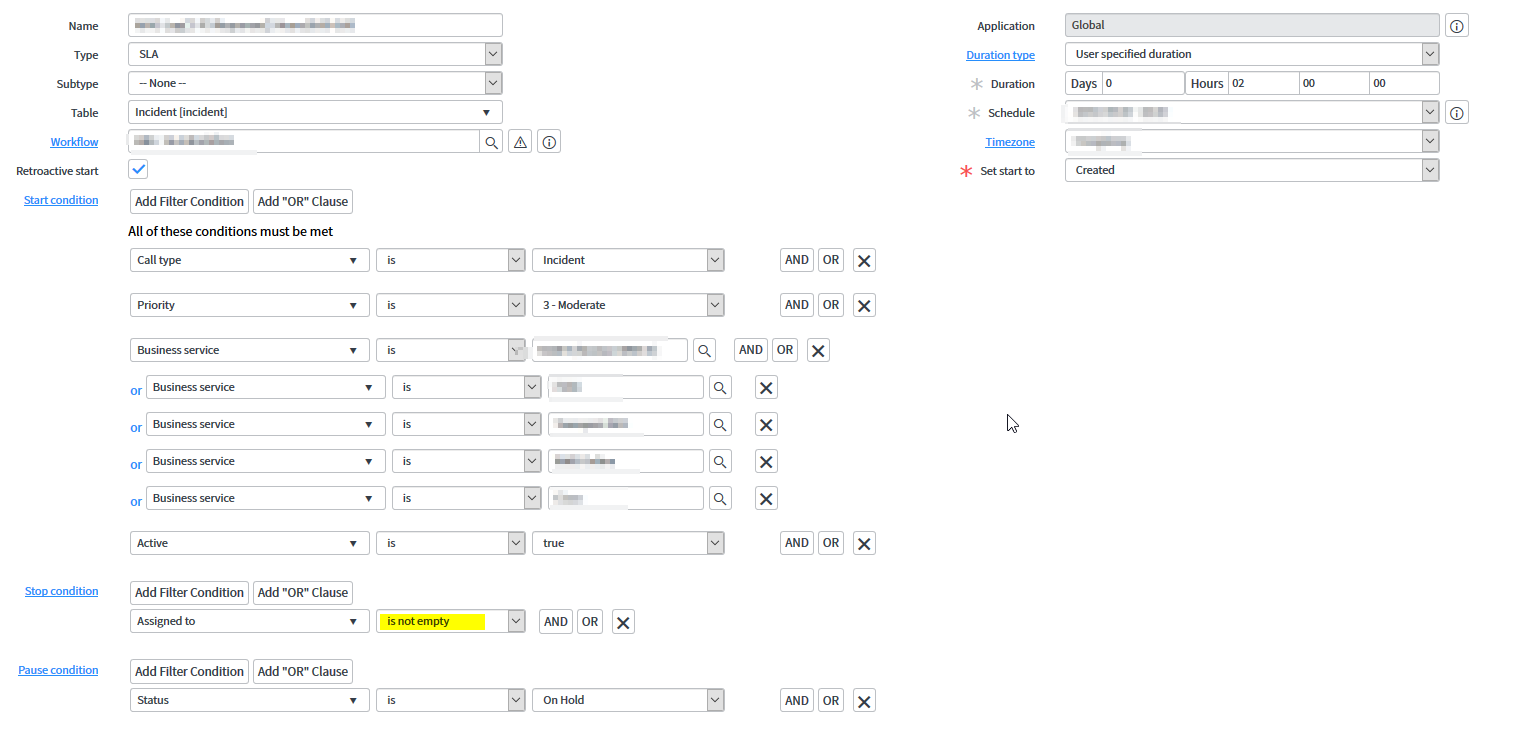 How do I get a Response SLA to complete the first ... - ServiceNow ...