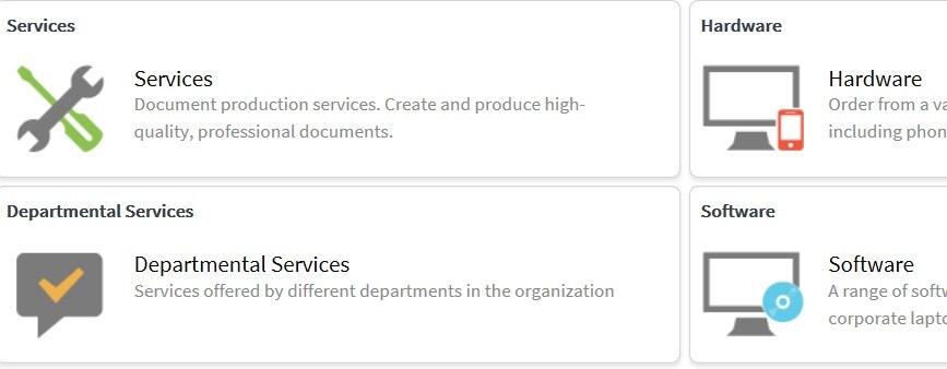Solved: Service Catalog icons - ServiceNow Community